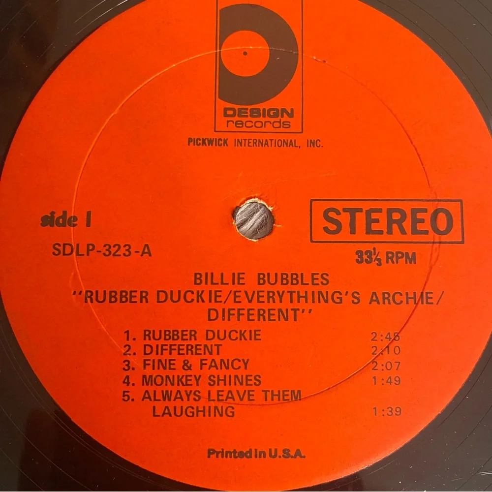 Media | Rubber Duckie Vinyl Record | Poshmark